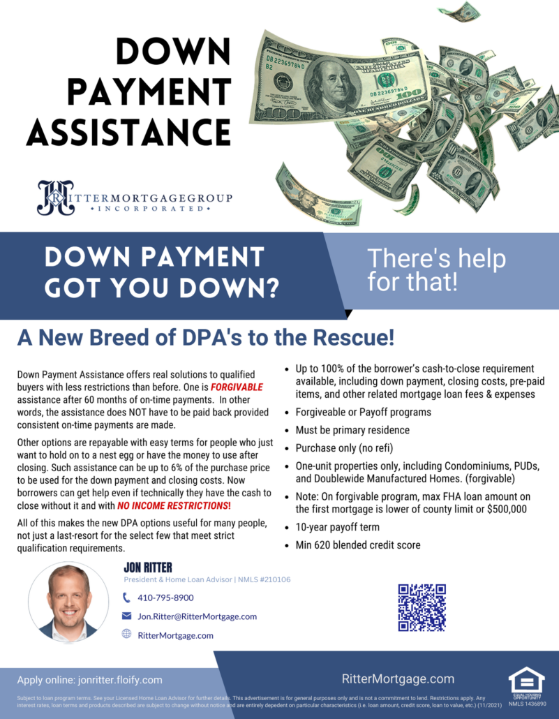 Next Generation Down Payment Assistance - Ritter Mortgage Group, Inc